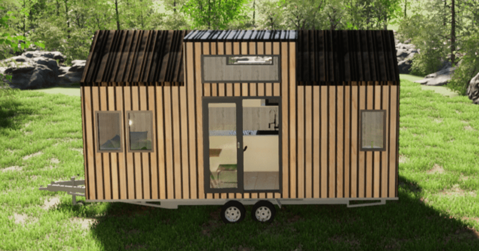 Opti Logis | Rendu 3D pour promouvoir des tiny house